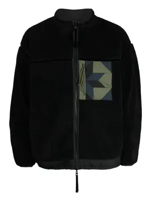 YOSHIOKUBO Yoshiokubo Patchwork Zip-Up Jacket