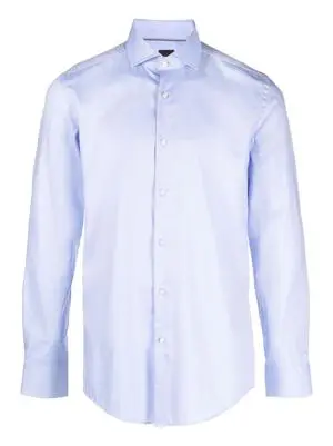 BOSS Spread-collar Long-sleeve Shirt