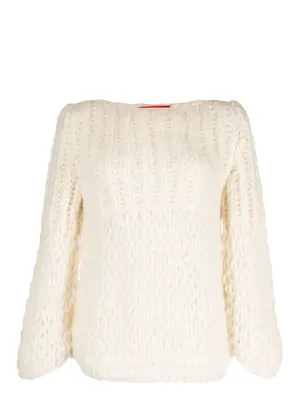 WILD CASHMERE Xenia Chunky-knit Jumper - White