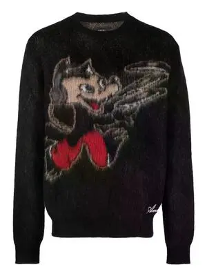 AMIRI Record Wolf Knitted Jumper