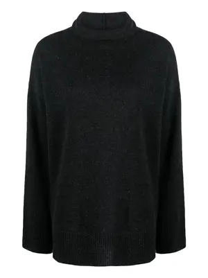 Aspesi Roll-neck Cashmere Jumper - Grey