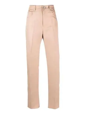 Sportmax High-waisted Straight-leg Trousers - Neutrals