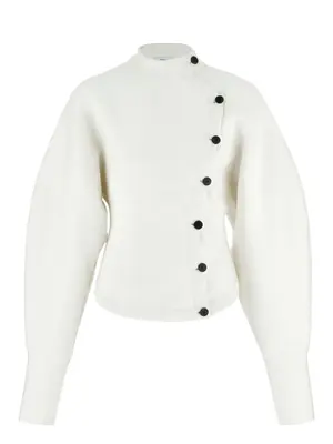SALVATORE FERRAGAMO Ferragamo Asymmetric Knitted Jacket
