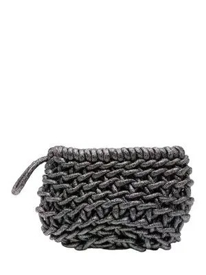 ALIENINA Interwoven Metallic Clutch