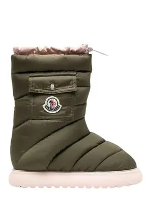Moncler Gaia Pocket Padded Boots - Green