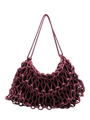 Alienina Nadia Interwoven Shoulder Bag - Purple