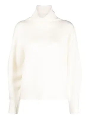 Zimmermann Lyrical Brushed Wool-cashmere Jumper - White