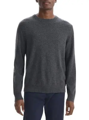 Theory Theory Hilles Cashmere Crewneck Sweater Grey Heather
