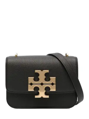 Tory Burch Logo-plaque Leather Crossbody Bag - Black