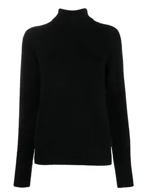DRUMOHR Roll-neck Ribbed Jumper - Black