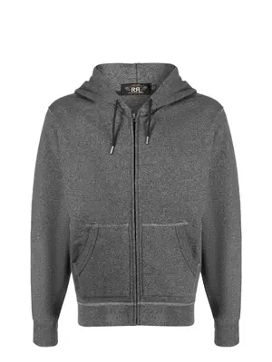 Ralph Lauren Zip-up Cotton Hoodie - Grey