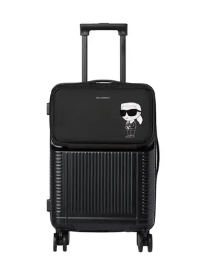 Karl Lagerfeld Ikon Trolley Case - Black