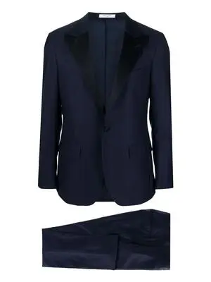 Boglioli Peak-lapels Single-breasted Suit - Blue
