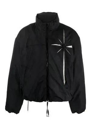 KUSIKOHC Origami Padded Bomber Jacket - Black