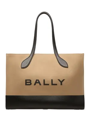 Bally Logo-print Tote - Neutrals