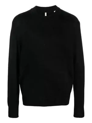 SUNFLOWER Crew-neck Merino-wool Jumper - Black