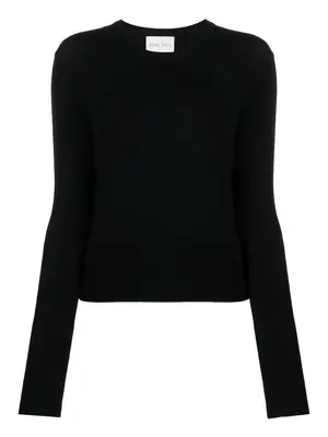 FORTE_FORTE Crew-neck Jumper - Black