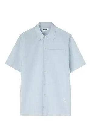 JIL SANDER Friday Striped Cotton Shirt - Blue
