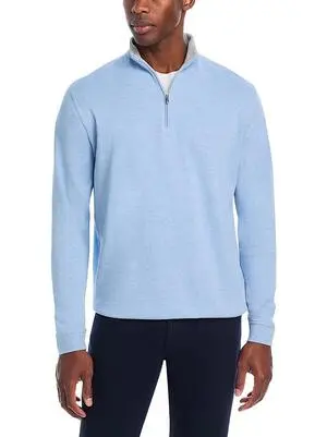 Peter Millar Crown Comfort Quarter Zip Pullover - Cottage Blue