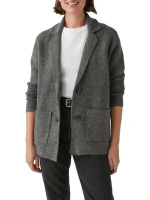 Michael Stars Diana Knit Blazer - Charcoal