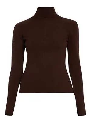 Gabriela Hearst Gabriela Hearst May Wool Cashmere Turtleneck Chocolate