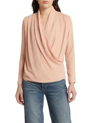 NIKKI LUND NIKKI LUND Rose Long Sleeve Blouse Pink