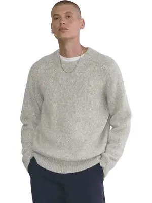 Everlane Cloud Crewneck Sweater Heather Grey
