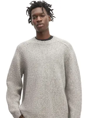 Everlane Cloud Crewneck Sweater Heathered Grey