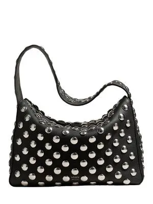 Khaite Elena Studded Shoulder Bag - 200 Black