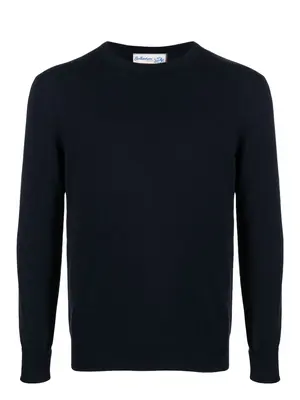 BALLANTYNE Cashmere Crew-neck Jumper - Blue