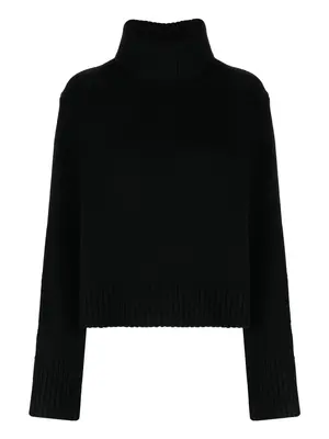Ralph Lauren Turtleneck Jumper - Black