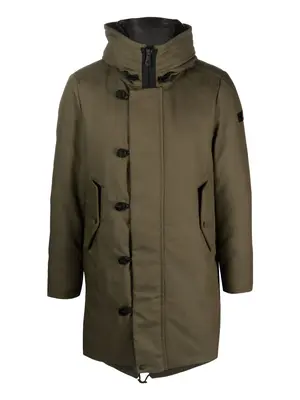 Peuterey Hooded Feather Down Parka - Green