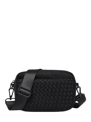SOL AND SELENE Inspiration Woven Crossbody - Black