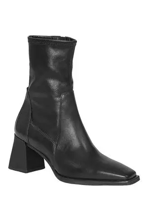 VAGABOND SHOEMAKERS Hedda Square Toe High Heel Boots - Black