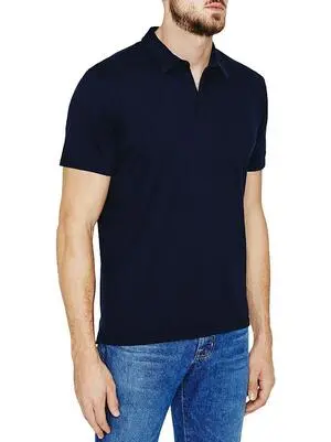 Ag Bryce Short Sleeve Polo Shirt - Deep Navy