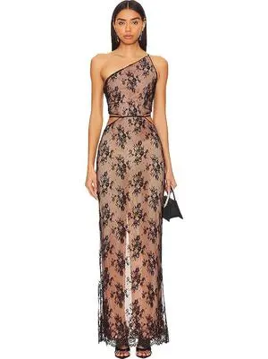 NBD Nbd Arzu Gown In Black.