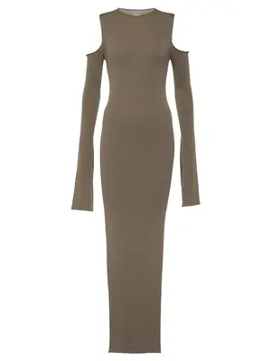 Rick Owens Cutout Maxi Dress - Neutrals