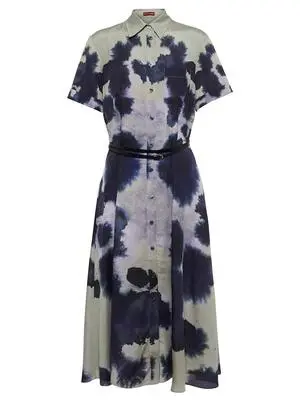 Altuzarra Kiera Printed Midi Shirt Dress - Multicoloured