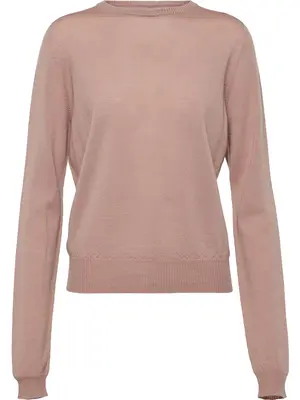 Rick Owens Maglia Wool Sweater - Pink