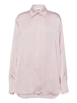JIL SANDER Powder Satin Shirt - Pink