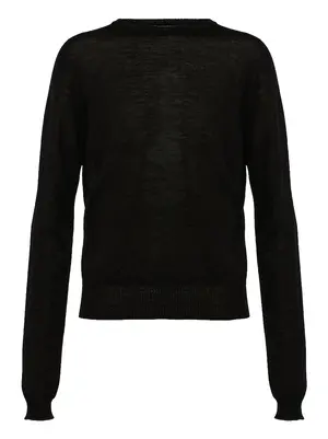 Rick Owens Maglia Wool Sweater - Black