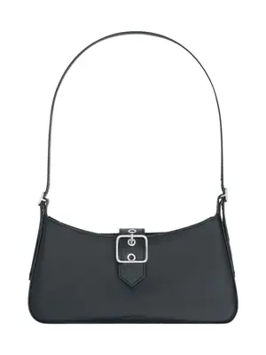 COURREGES Gogo Leather Shoulder Bag - Black