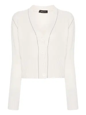 FABIANA FILIPPI Fabiana Filippi Bead-Embellished Cashmere Cardigan