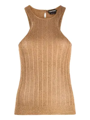 TOM FORD Metallic Sleeveless Top