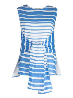 BAMBAH Sicily Striped Tunic - Blue