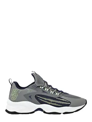 PLEIN SPORT Lo-top Logo-print Sneakers - Grey