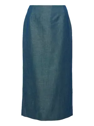 Gabriela Hearst Manuela Maxi Skirt - Blue
