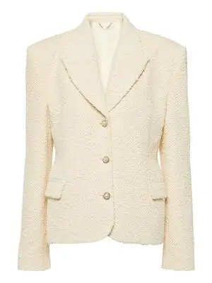 Magda Butrym Bouclé Blazer - Neutrals
