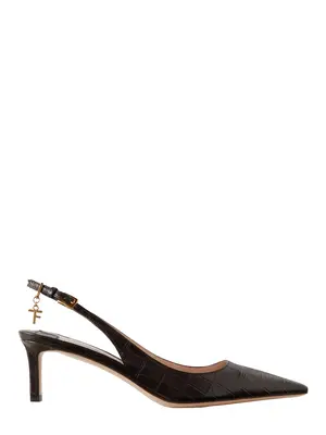 TOM FORD Angelina Logo-embellished Pumps - Brown