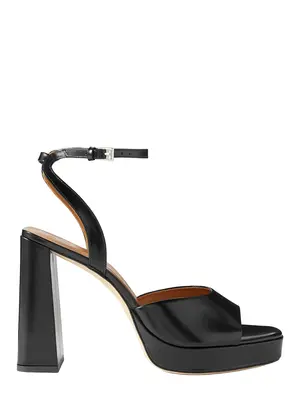 STAUD STAUD Solange Leather Platform Sandals